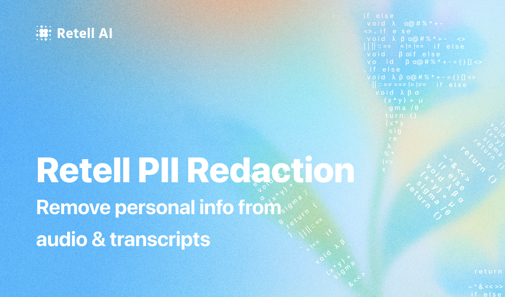 Secure AI Conversations with Retell AI PII Redaction Tool | Retell AI | Retell AI